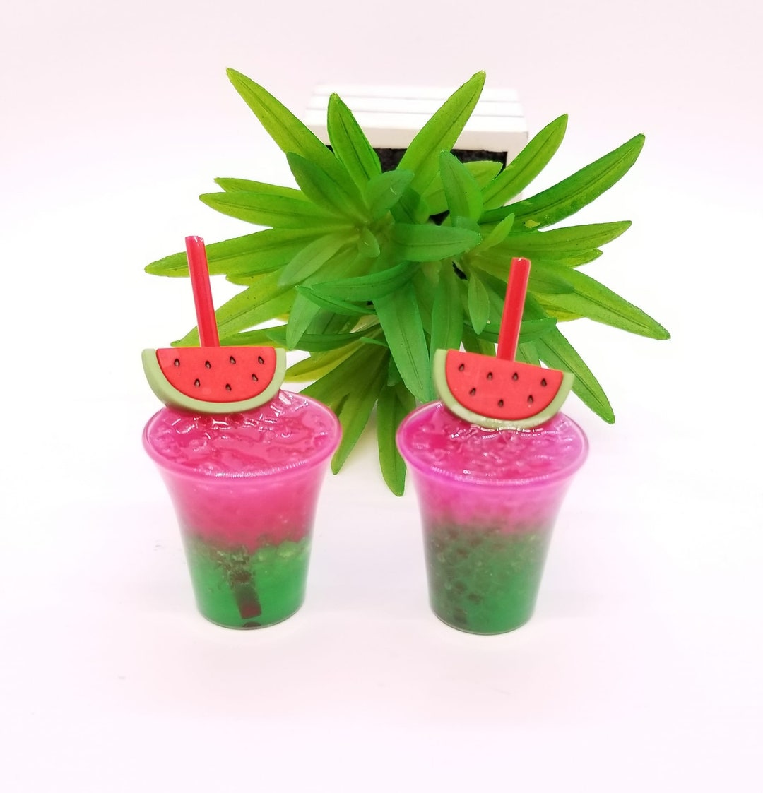 1:3 Scale Watermelon Slush Drink for 18 Inch Doll, 14 Inch Doll, BJD ...