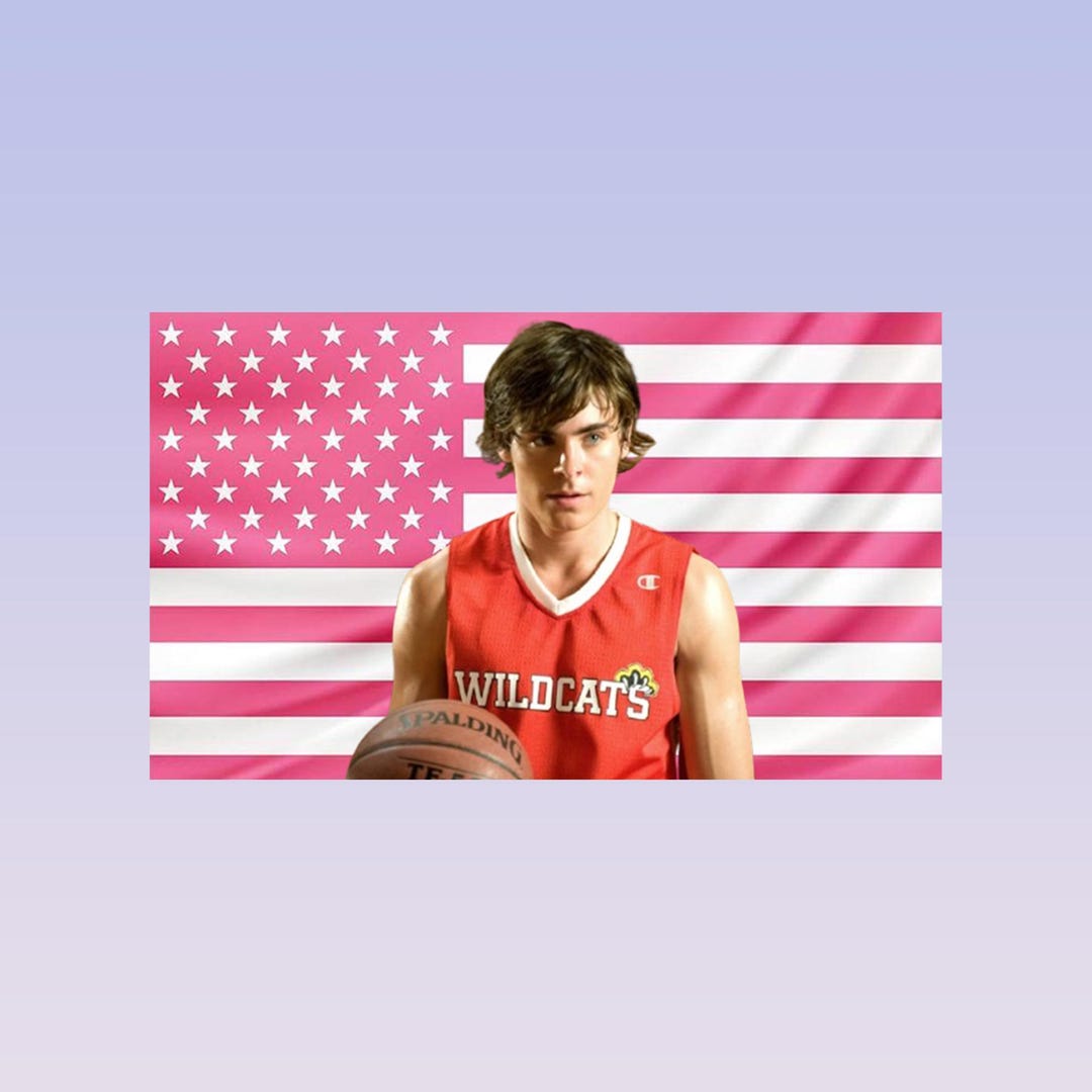 Tom Welling Pink American Flag Tapestry – Aesthetic Wall Art – Bedroom ...