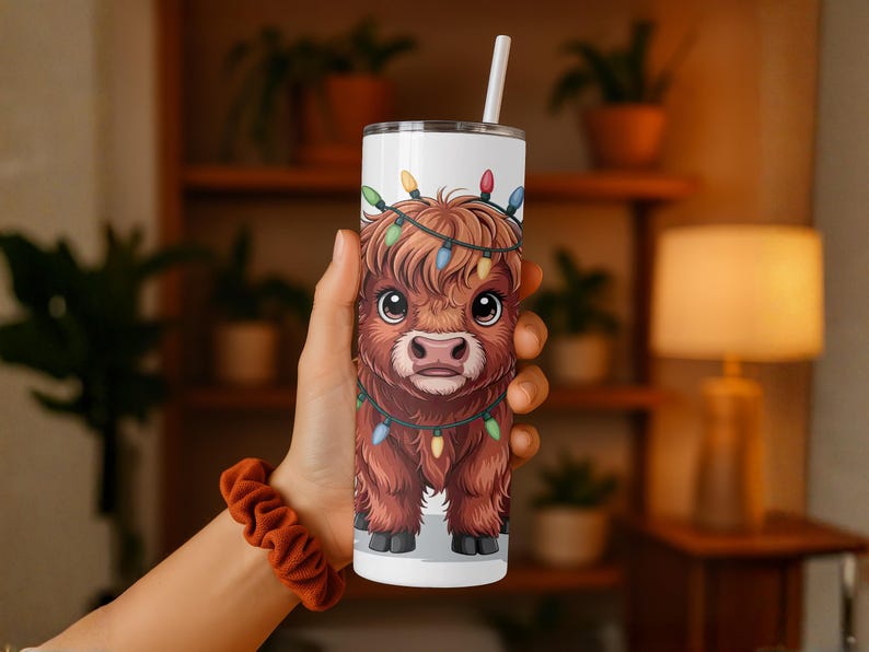Highland Cow Tumbler: Everything is Fine Tumbler, Funny Cow Tumbler ...