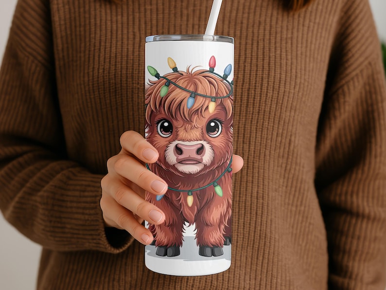 Highland Cow Tumbler: Everything is Fine Tumbler, Funny Cow Tumbler ...
