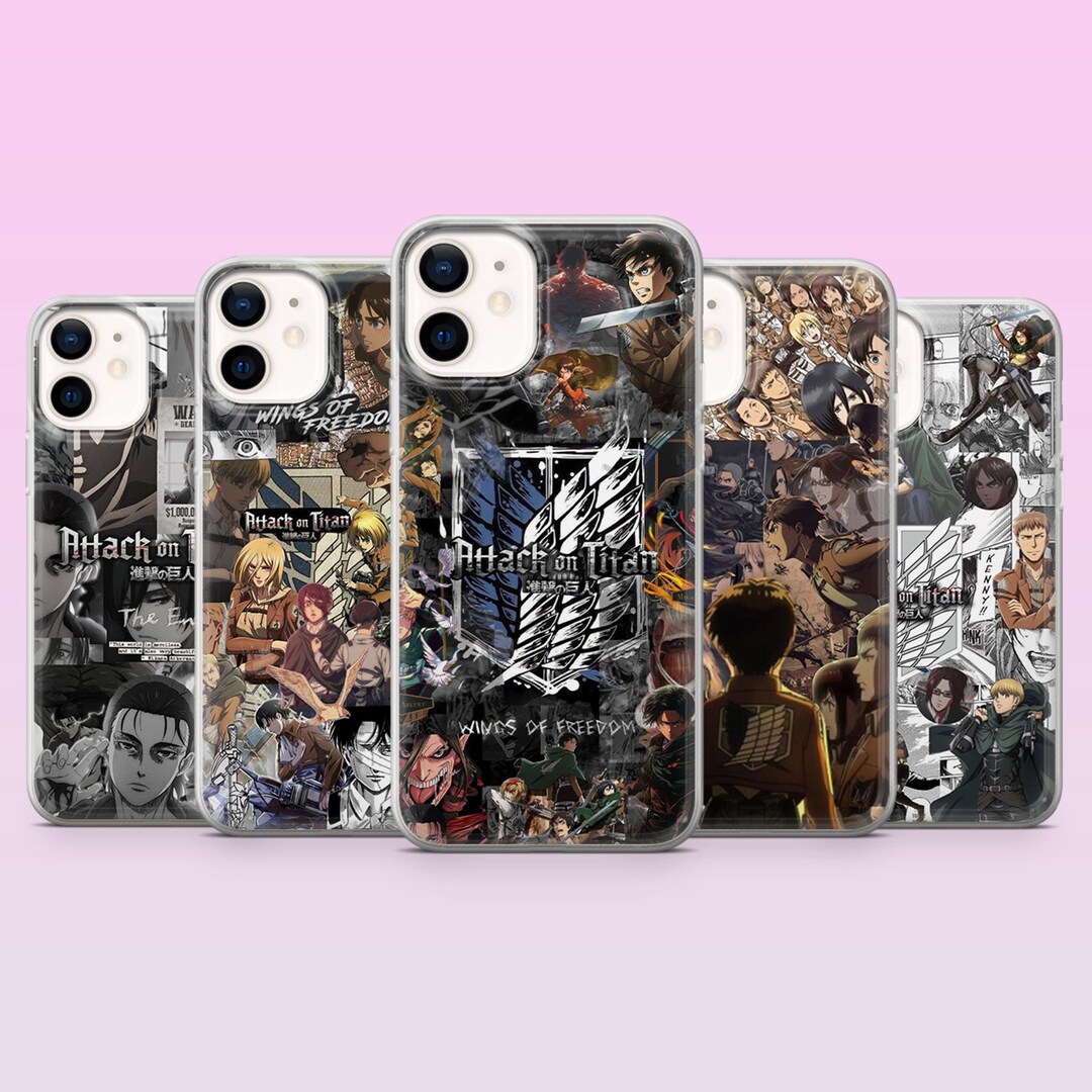 Attack on Titan Phone Case AOT Anime Cover for iPhone 17pro, 16, 15, 14 ...