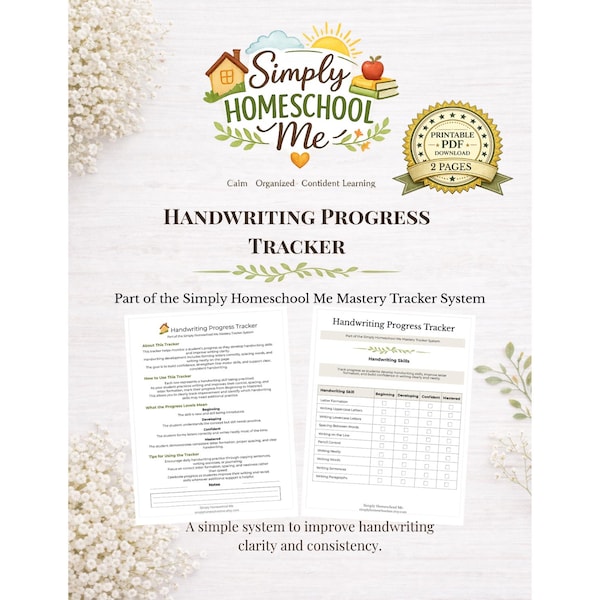 Handwriting Log - Etsy