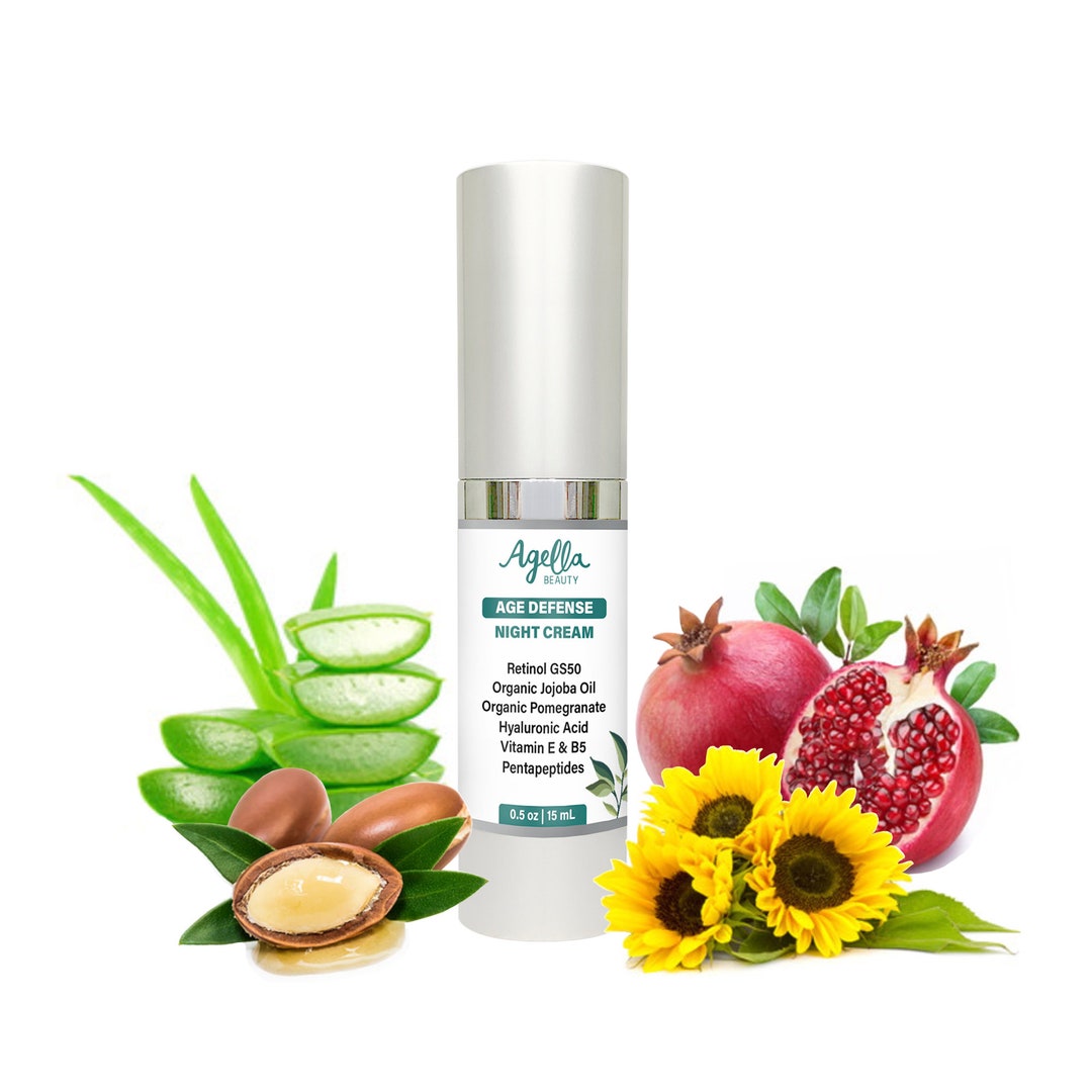 Age Defense Night Cream, Repair Dry Skin, Face Night Cream, Anti Aging ...