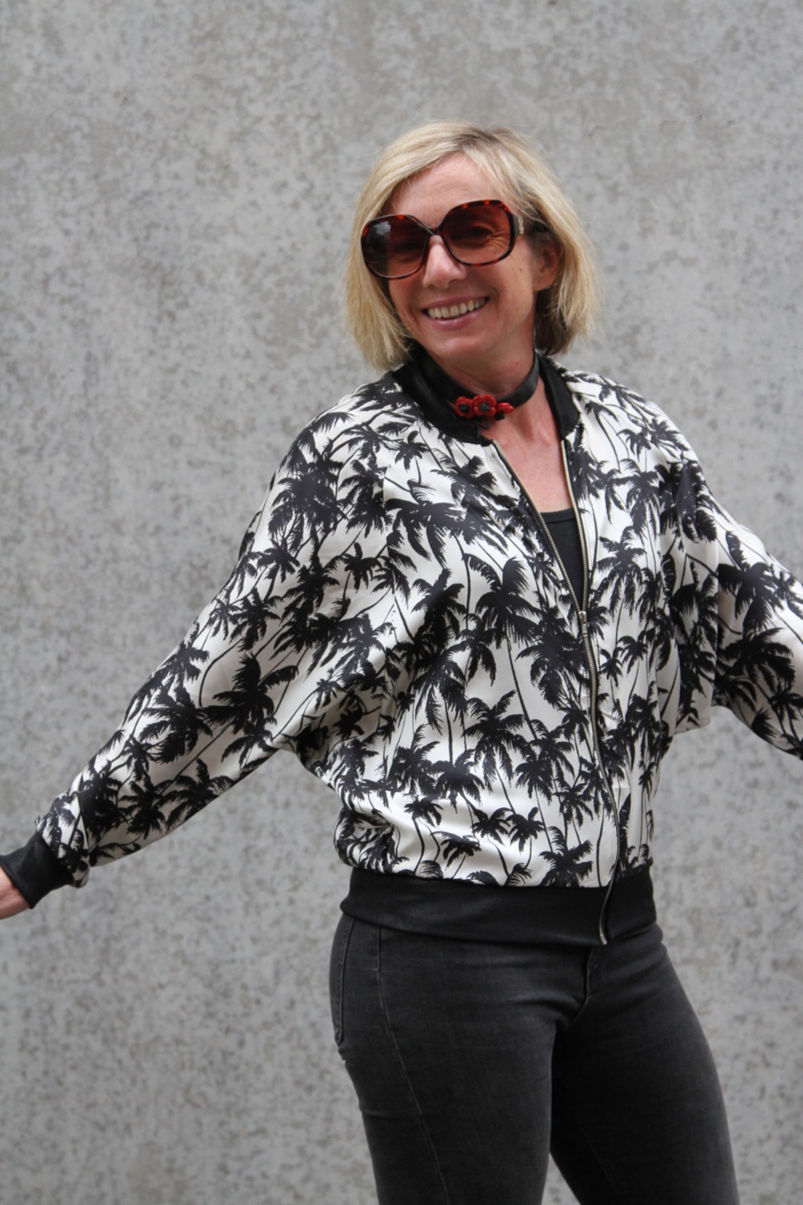 Dolman Sleeve Bomber Jacket Sewing Pattern (PDF) - Etsy
