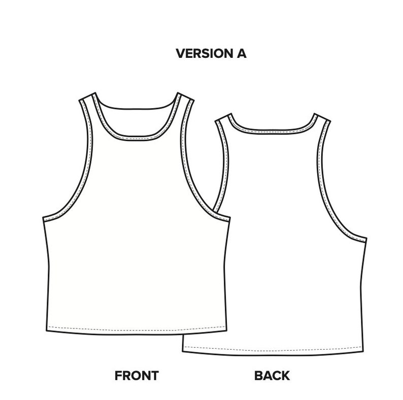 Tank Top PDF Sewing Pattern. Women's Tank Top Sewing - Etsy