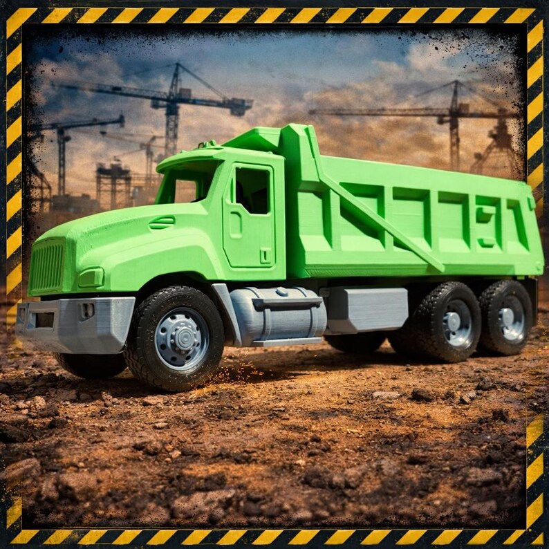50+ Construction Vehicle STL Files, 3D Printer Models (digital Download ...