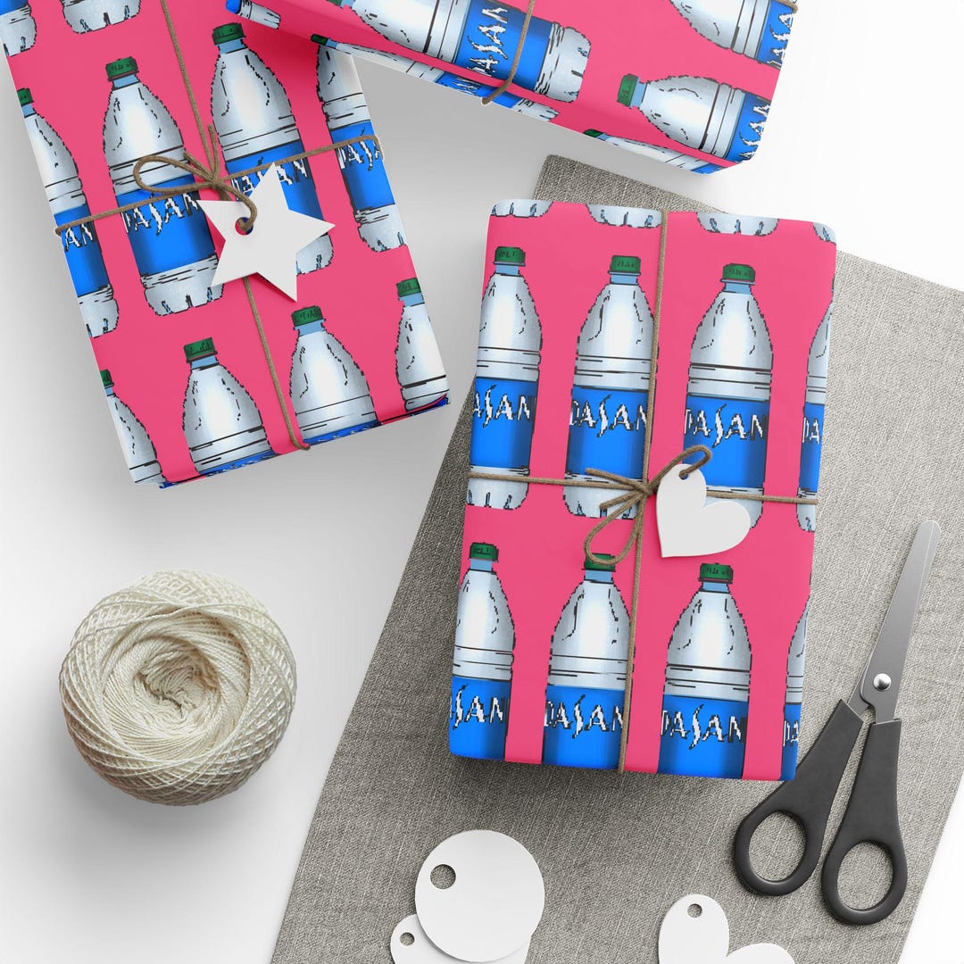 Das a Knee Pattern Wrapping Paper | Pink Background, Art Supply Print ...