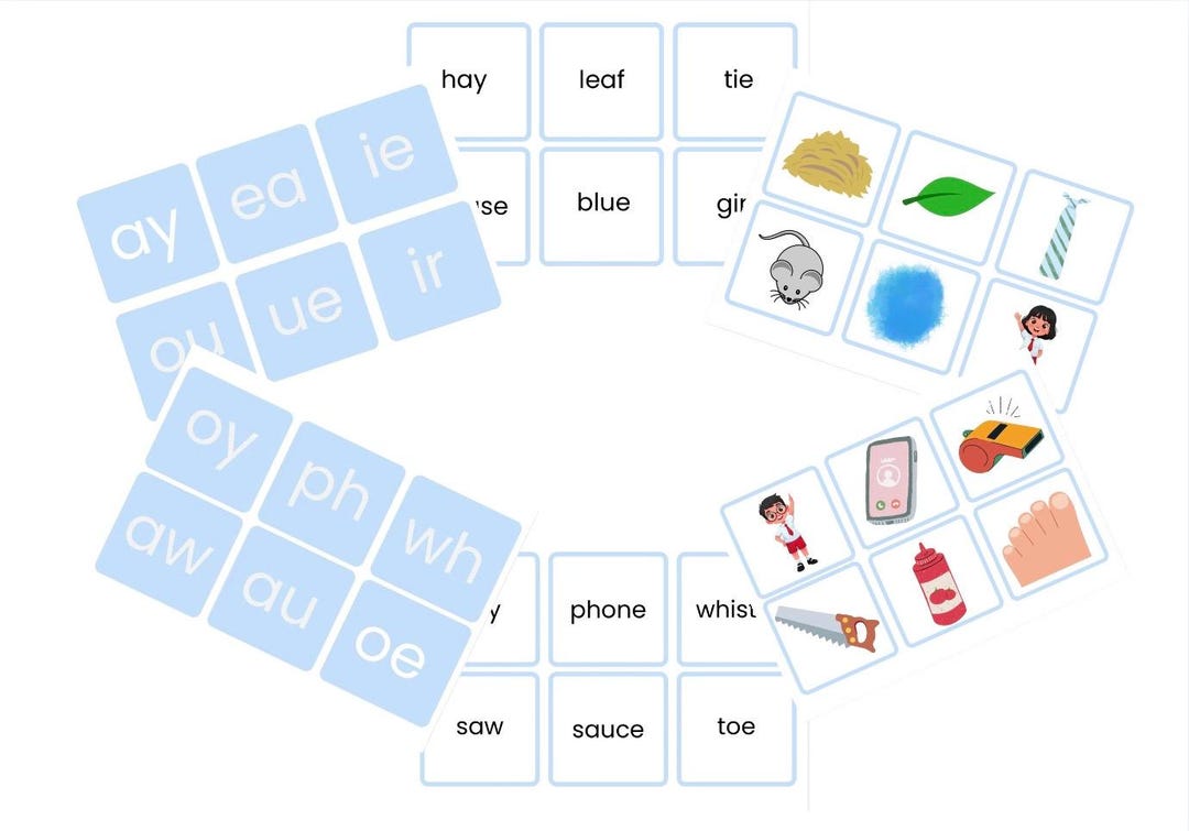 Phase 5 Phonics Matching Game | KS1 Literacy, Sounds & Pictures ...