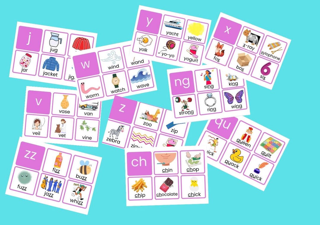 Phase 3 Phonics Flashcards – Bright & Colourful Early Reading Cards for ...