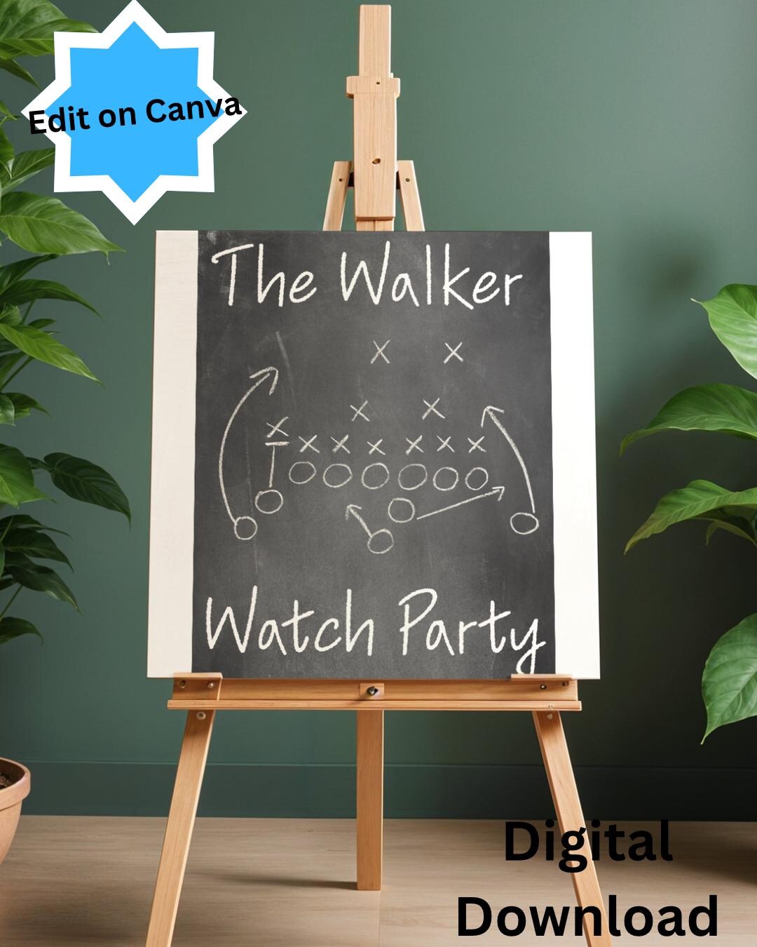 Editable Football Welcome Sign , Game Day Welcome Sign Printable ...