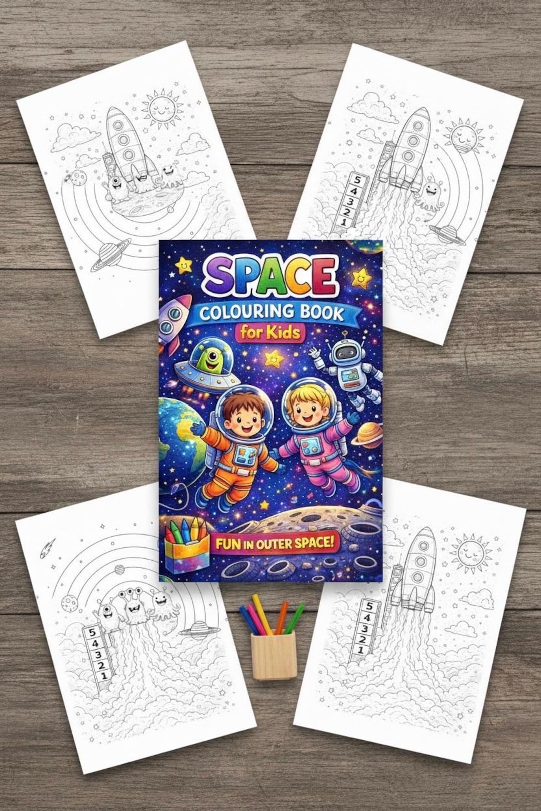 Ultimate Space Colouring Book for Kids | Fun Printable Activity (PDF ...