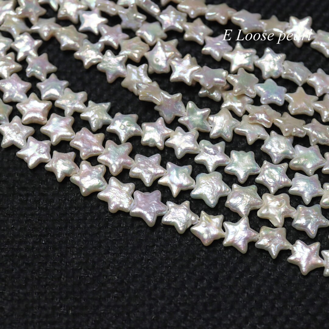 Star Pearl 11-12mm Star Pearl Freshwater Pearl Pentagram Pearl Flower ...
