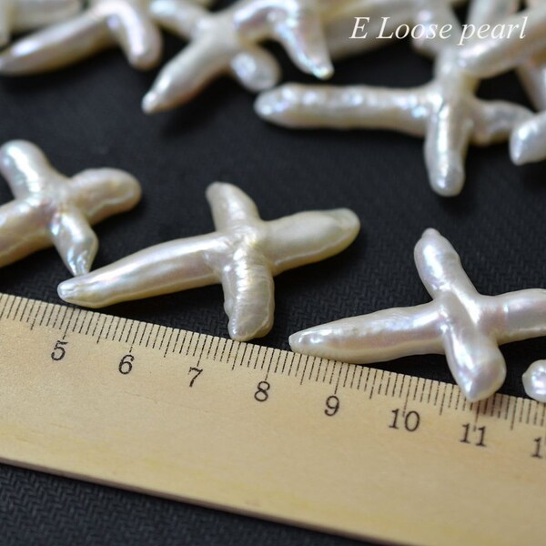 Pearl Cross Necklace - Etsy