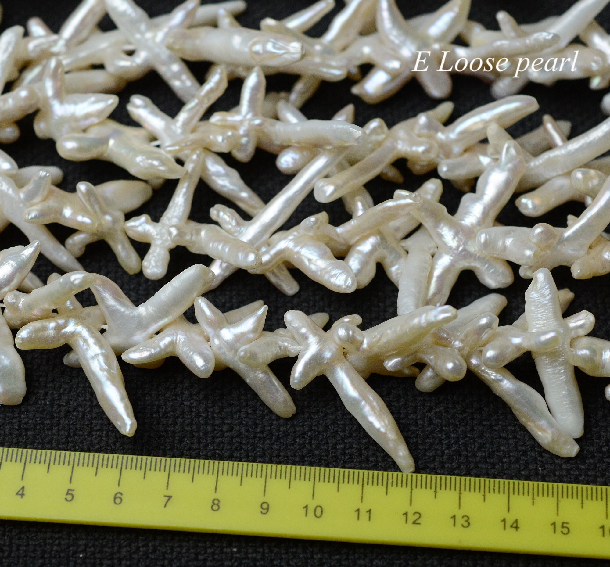 Cross Shape 23-28mm Freshwater Pearl Cross Pearl Wholesale Pearl White ...