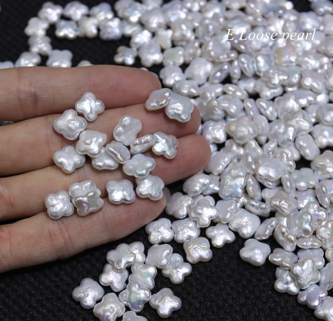 AAA Four Leaf Clover Pearl 11mm Flower Freshwater Pearl Necklace ...