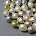 Nucleated Pearl 11-13mm Edison Leather Pearl Large Hole Flameball ...