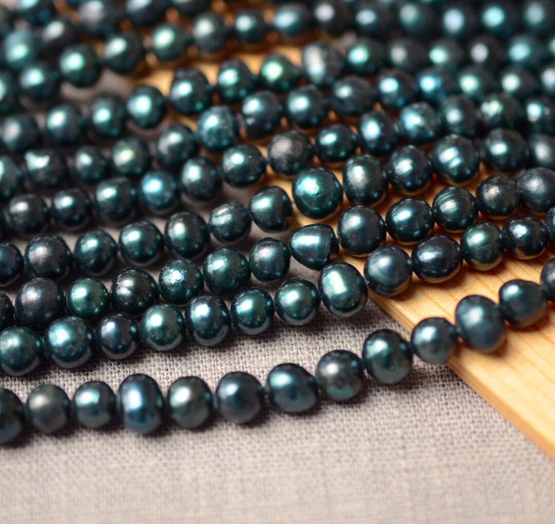 Potato Pearl 5.0-5.5mm Seed Pearl Freshwater Pearls Large Hole ...