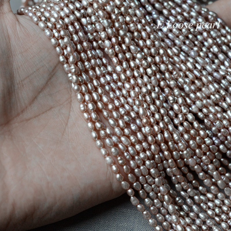 Rice Pearl Necklace - Etsy