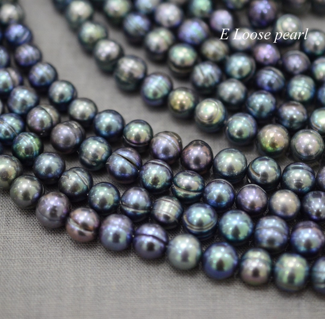 Freshwater Potato Pearl 9.5-10.5mm Leather Pearl Large Hole Pearl ...