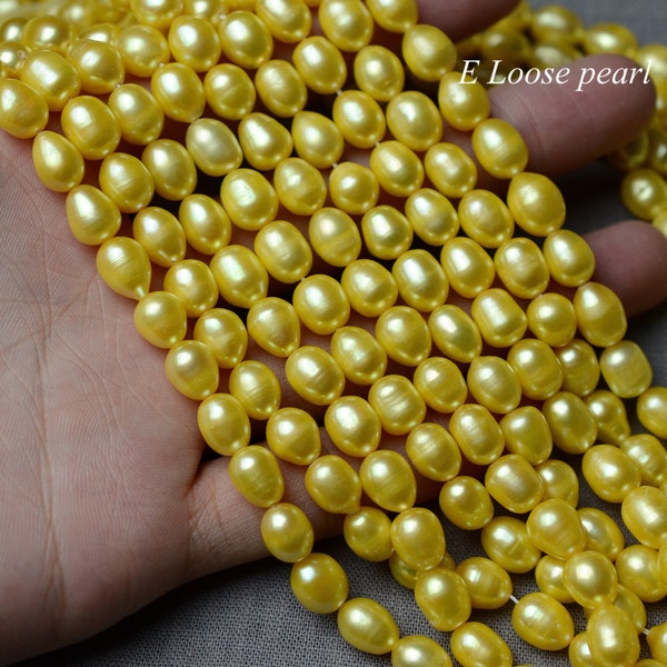 Yellow Pearls - Etsy