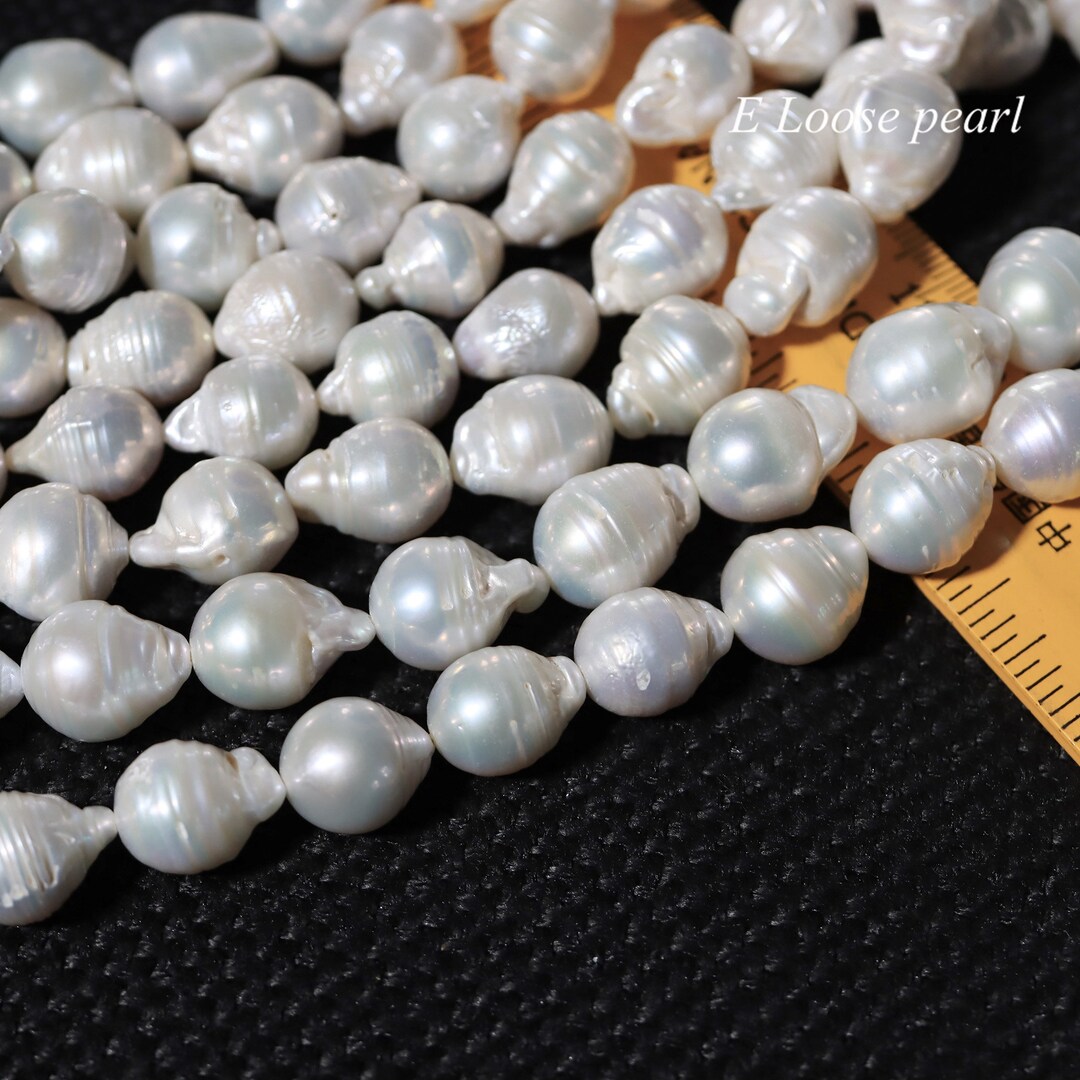 Nucleated Pearl 11.5-12.5mm X 14.5-16.5mm Freshwater Pearl Water ...