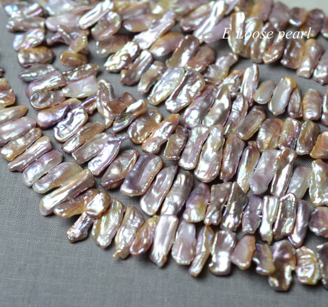 Biwa Pearl 7.5-9.5mm Freshwater Pearls Wholesale Pearl Loose Pearls ...