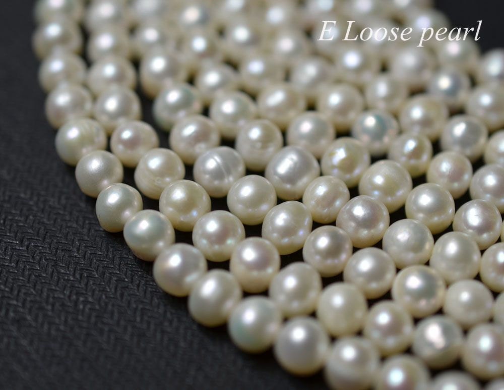 Potato Pearl 5.5-6mm Leather Pearl Large Hole Pearl Freshwater - Etsy