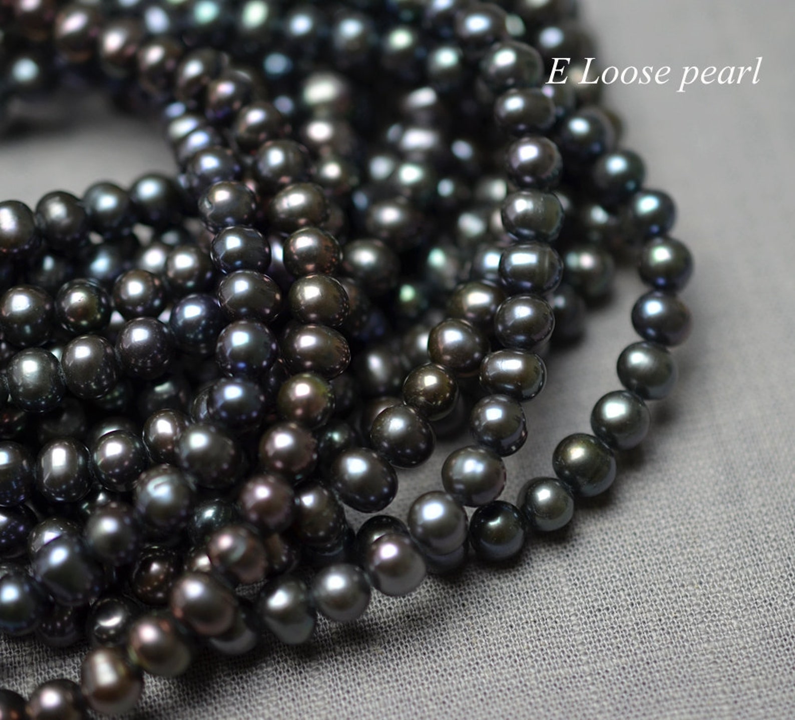 Potato Pearl 6-6.5mm Freshwater Pearls Leather Pearl Large - Etsy