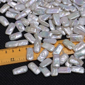 AAAA Rectangle Pearl 11-11.5mm X 20-22mm Freshwater Pearl Square ...