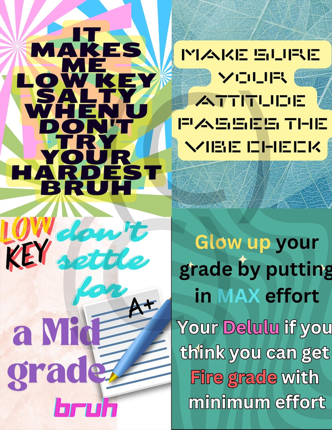 Gen Z Slang Classroom Posters (set 2) - Etsy