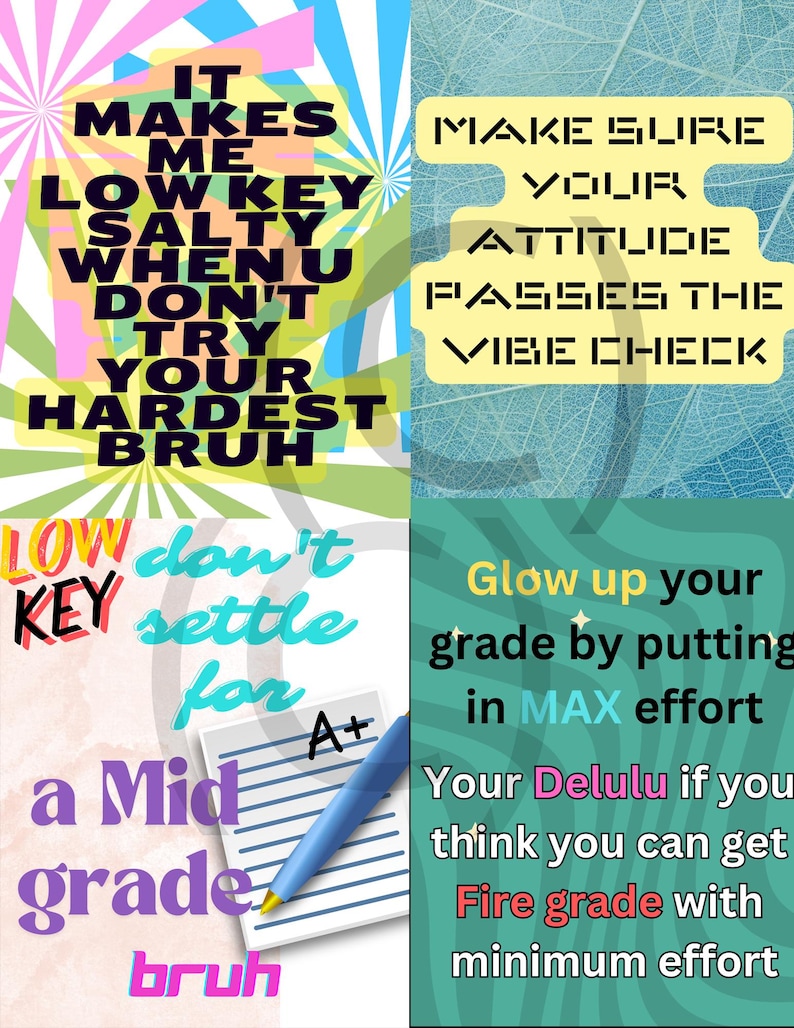 Gen Z Slang Classroom Posters (set 2) - Etsy