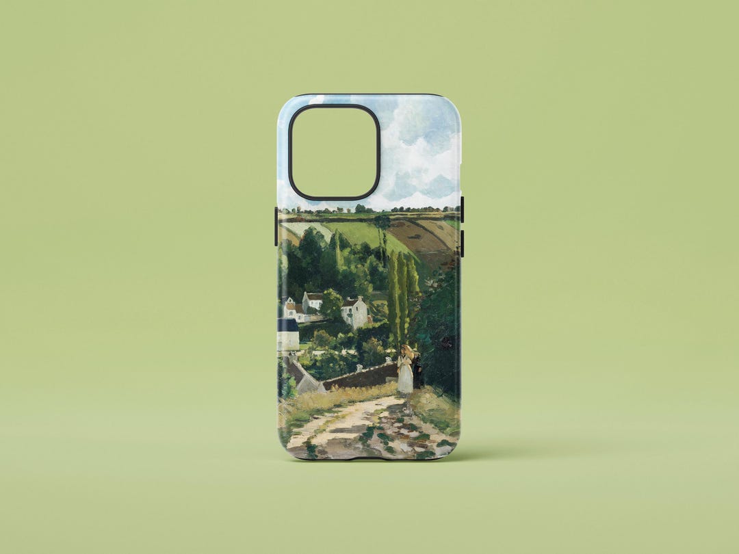 Camille Pissarro the Road to Versailles at Louveciennes Phone Case ...