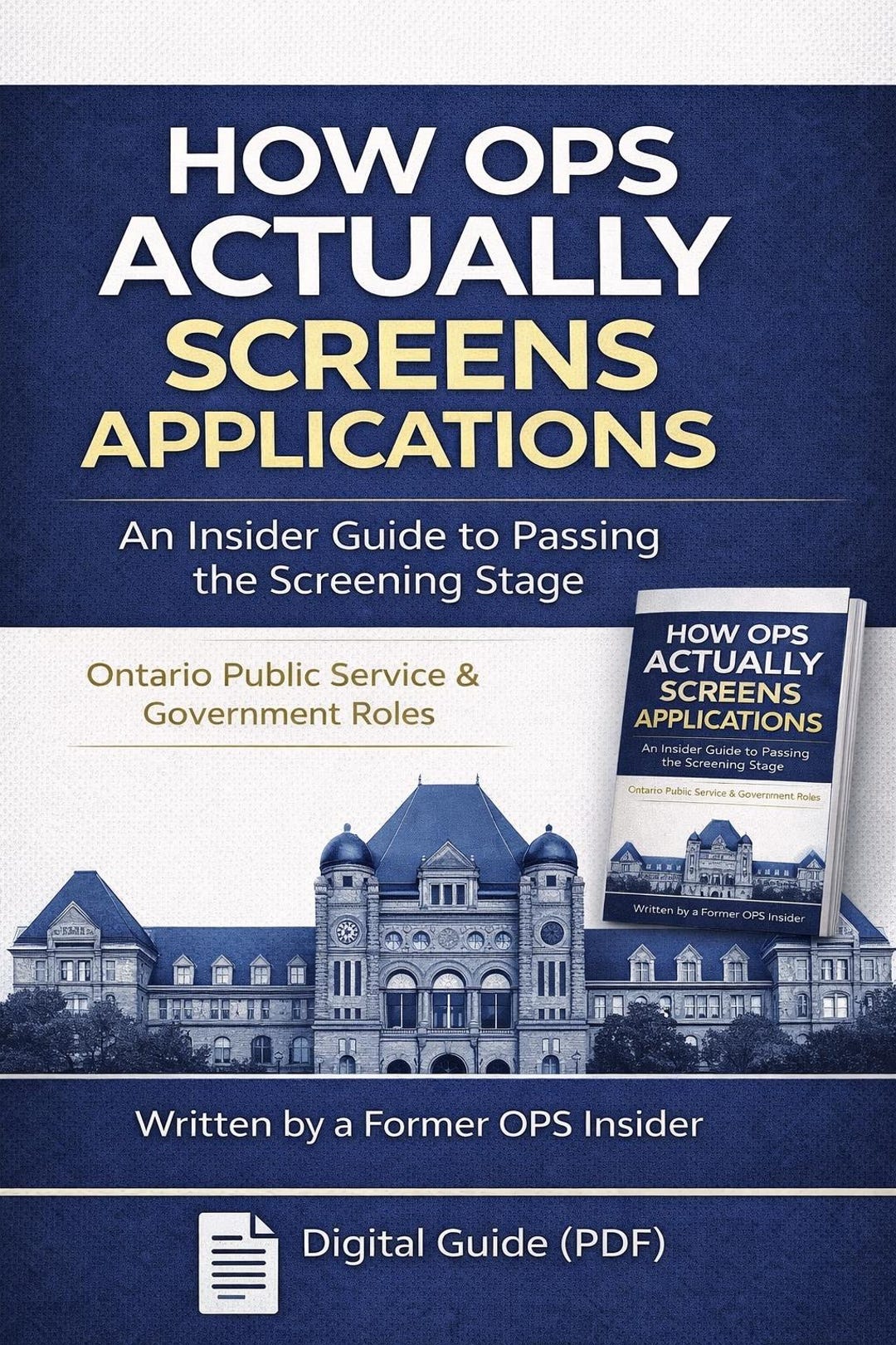 Public Service Job Application Guide: Government Screening & Hiring ...