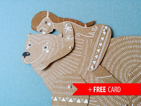 Paper craft curated by Russian Artists Team on Etsy