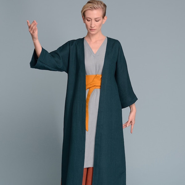 Linen Kimono - Etsy