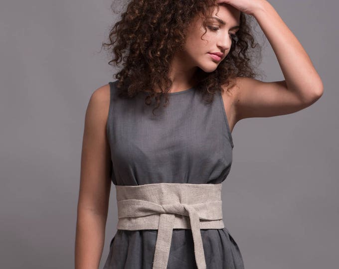 Simple Linen Belt in Various Colors, Wrap Belt, Waist Tie Belt, Custom ...