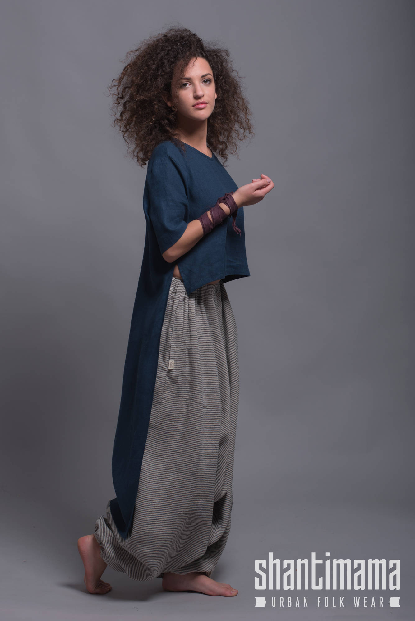 Linen Top FRIDA Casual Linen Blouse Oversize Linen Tunic - Etsy Israel