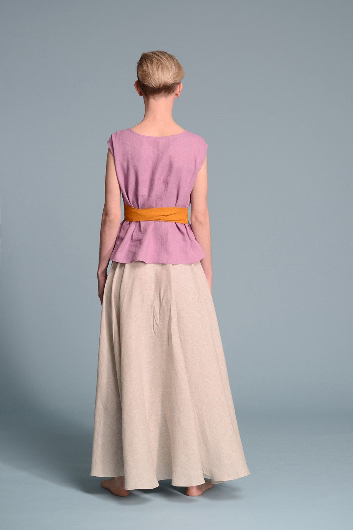 Simple Linen Belt in Various Colors Wrap Belt Waist Tie - Etsy Israel