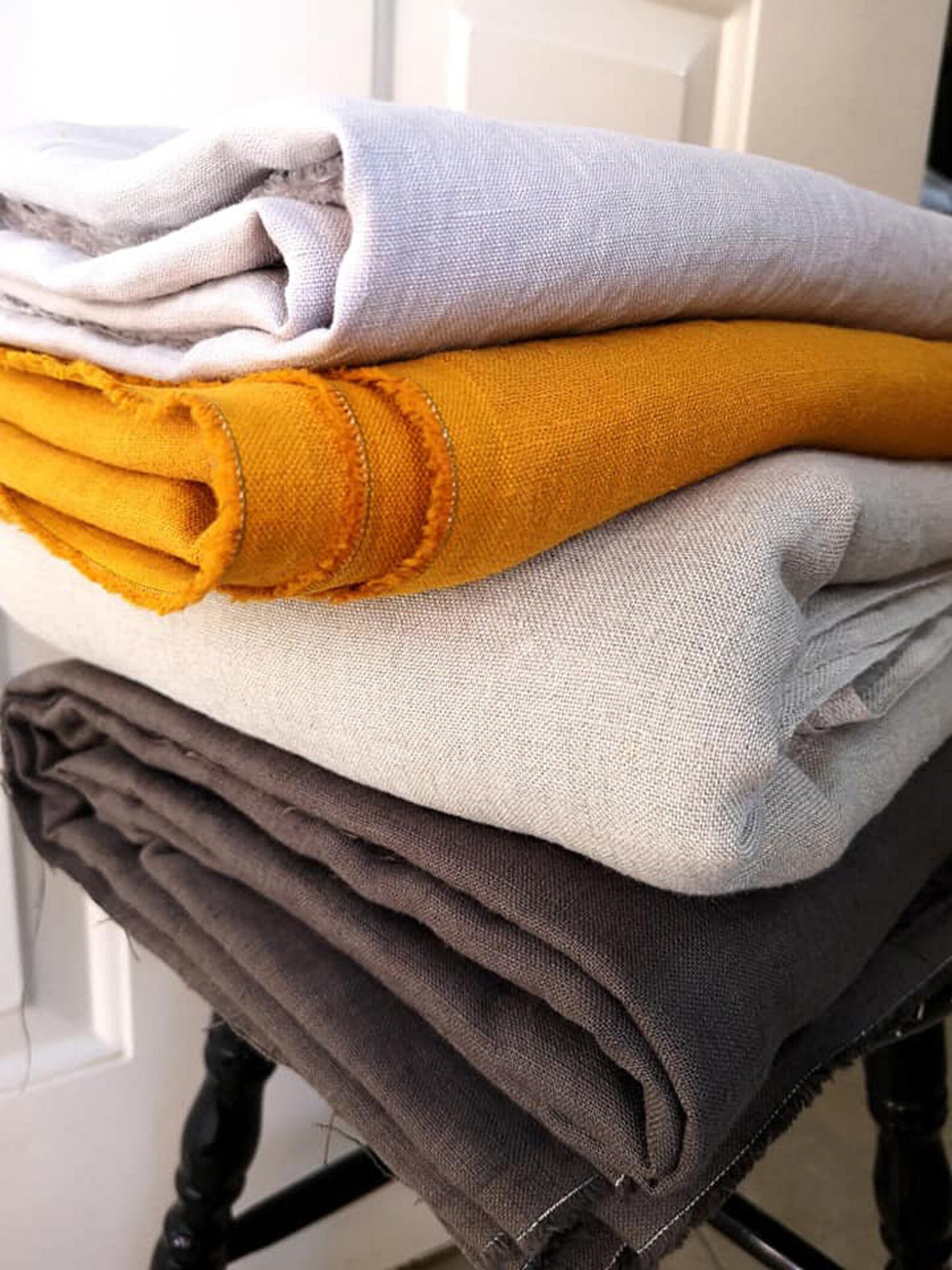 Natural Linen Fabric by Meter Natural Flax Fabric by Yard - Etsy