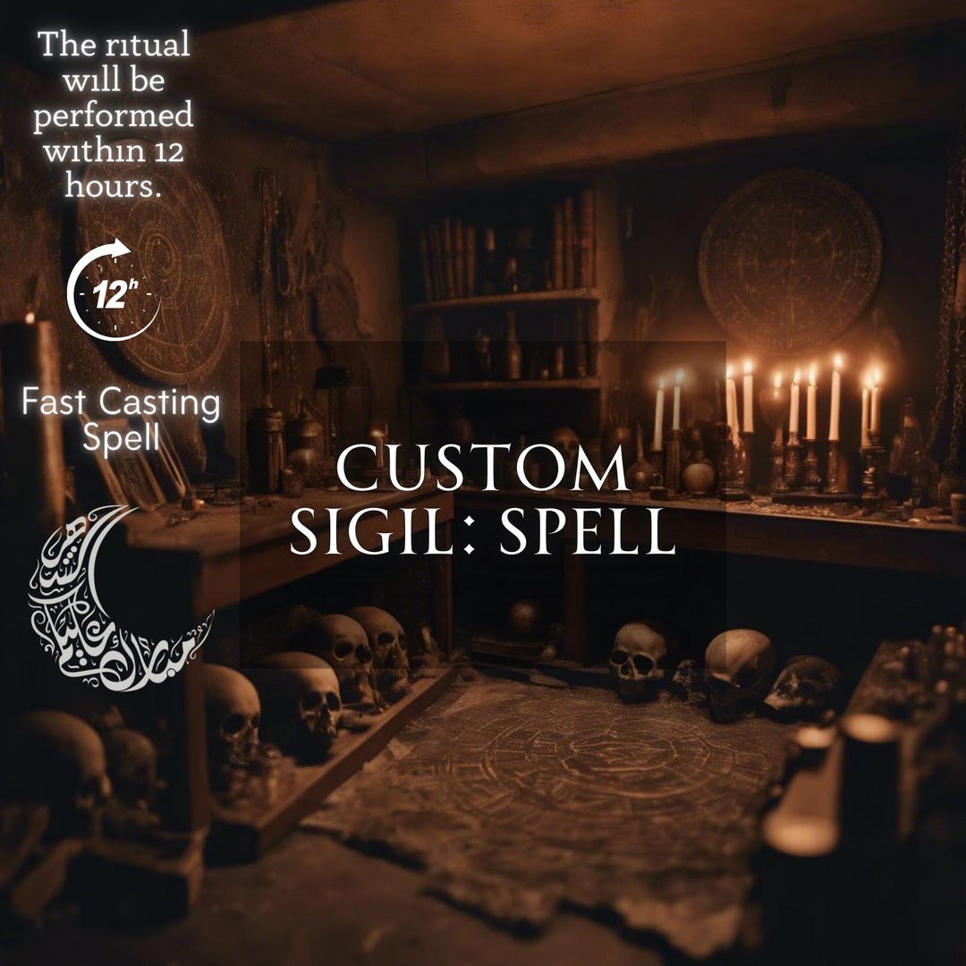 Custom Sigil Spell • Personal Symbol Activation • Digital Delivery ...