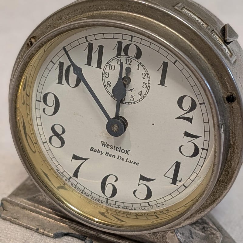 Westclox Bedside Clock - Etsy UK