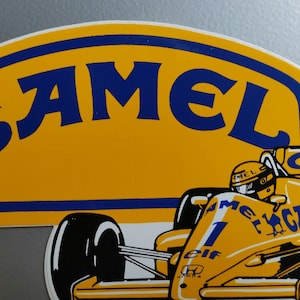 Vintage Grand Prix Team Camel Formula 1 Decal Late 1980s Car Decal ...