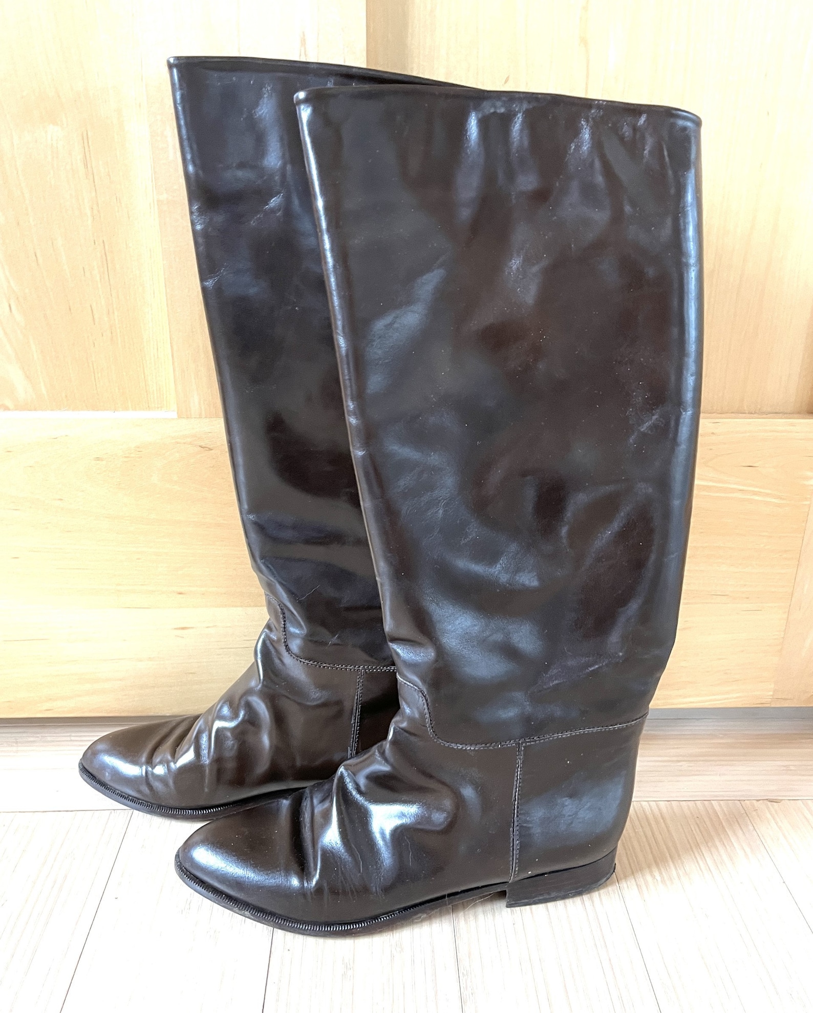 Vintage Italian Leather Riding Boots: Jack Rogers Vero Cuoio, Size 7.5 ...