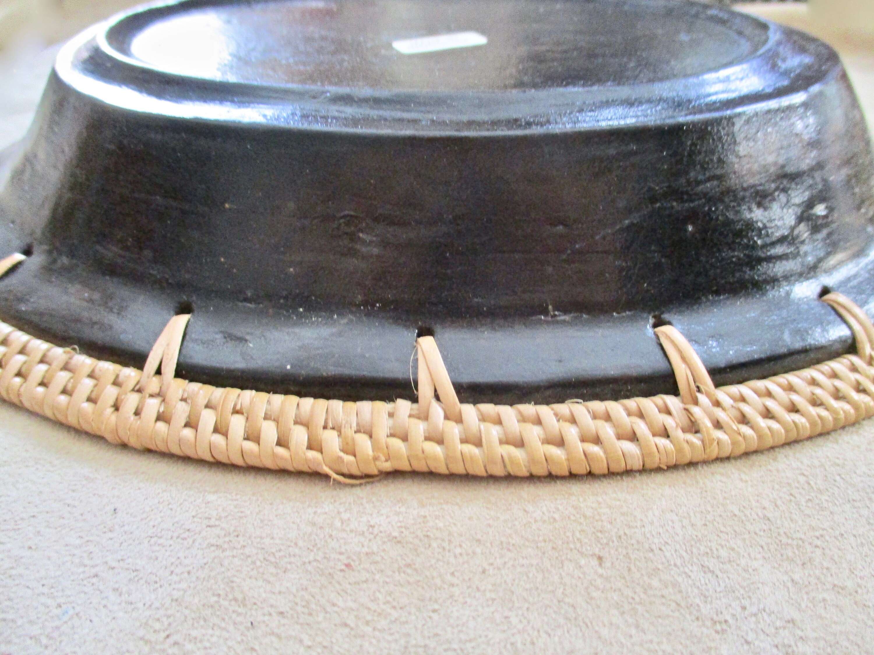 Indonesian Oval Ceramic Dish Rinjani Pottery Trinket Dish Fruit Bowl ...