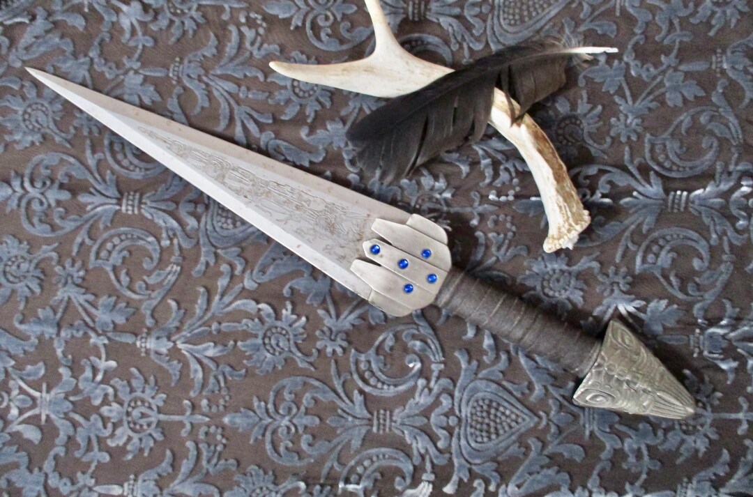 Decorative Dagger Large Athame Pagan Wiccan Ceremonial Ritual Altars ...