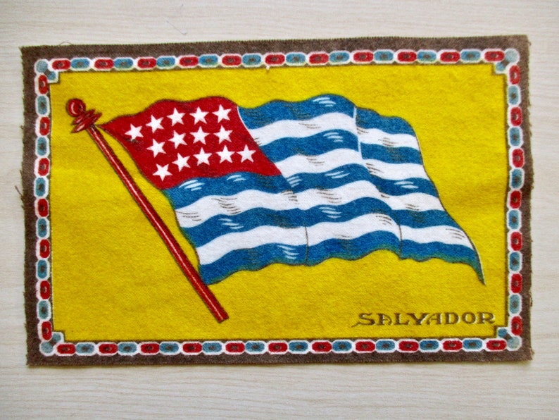Cigar Flannels FLAGS Felt 1910s CHOICE of 1 Antique Tobacco Inserts ...