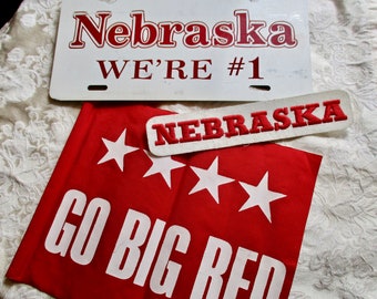 Big Red License Plate - Etsy