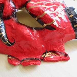 SALE Devil Face Costume Mask or Decor Paper Mache the REAL Burning Man ...