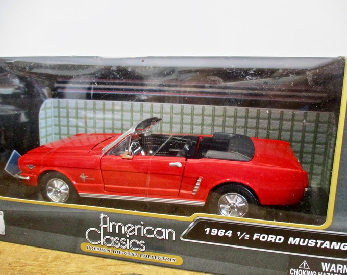 1964 1/2 Ford Mustang Premium Die-cast Model Car Collection New in Box ...