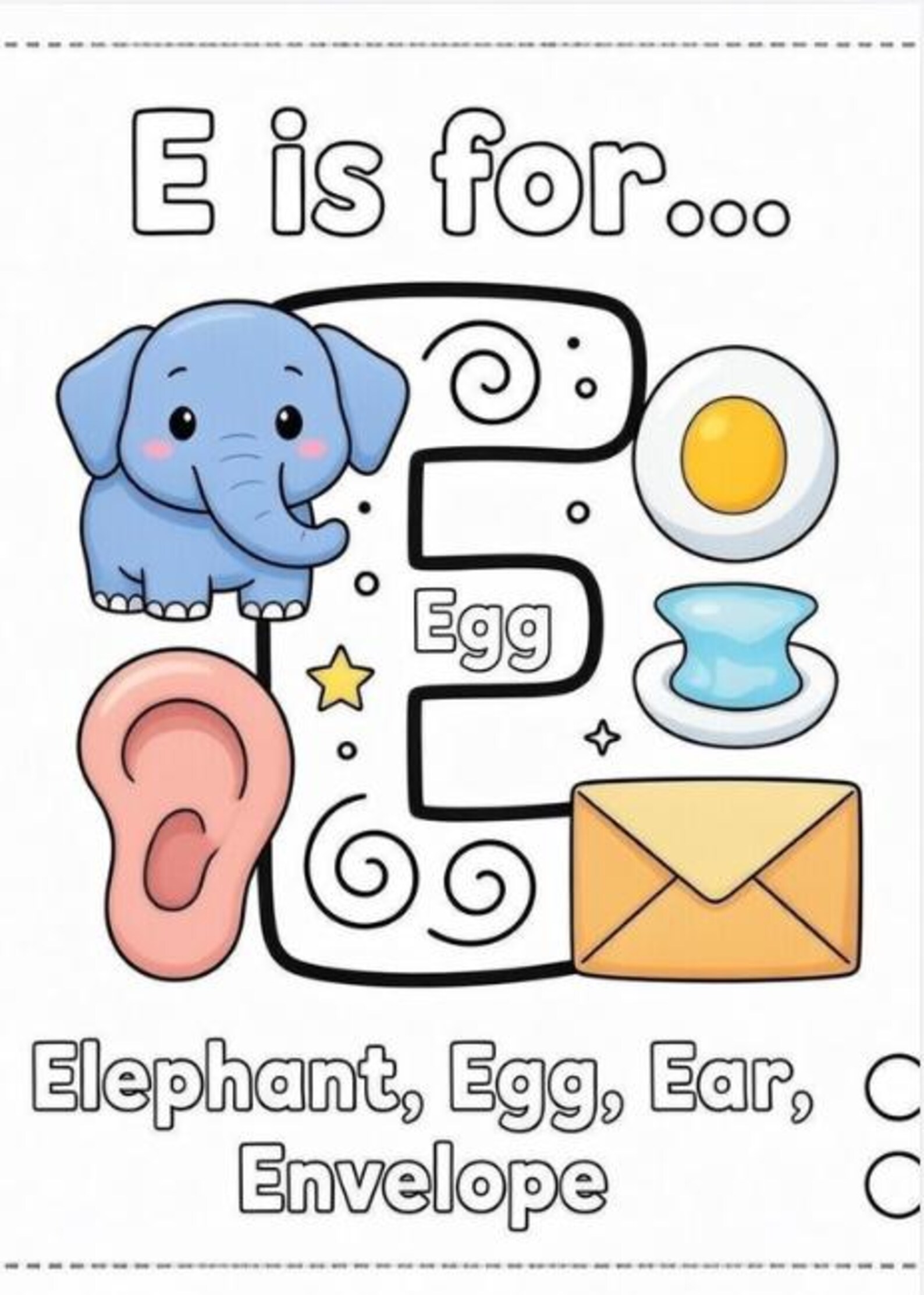 Alphabet Learning Sheets – A-Z Printable Kids Wall Art (PDF Download A4 ...